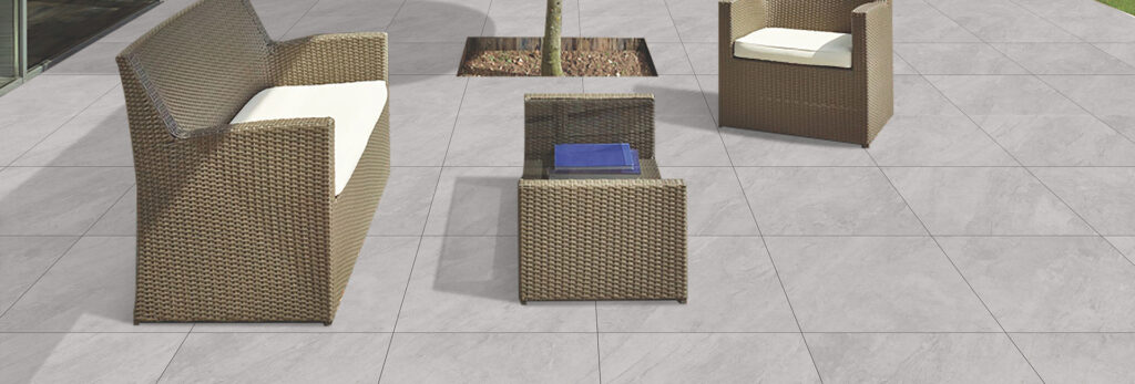 Panama Black Matt Tiles for Commercial Outdoor Use